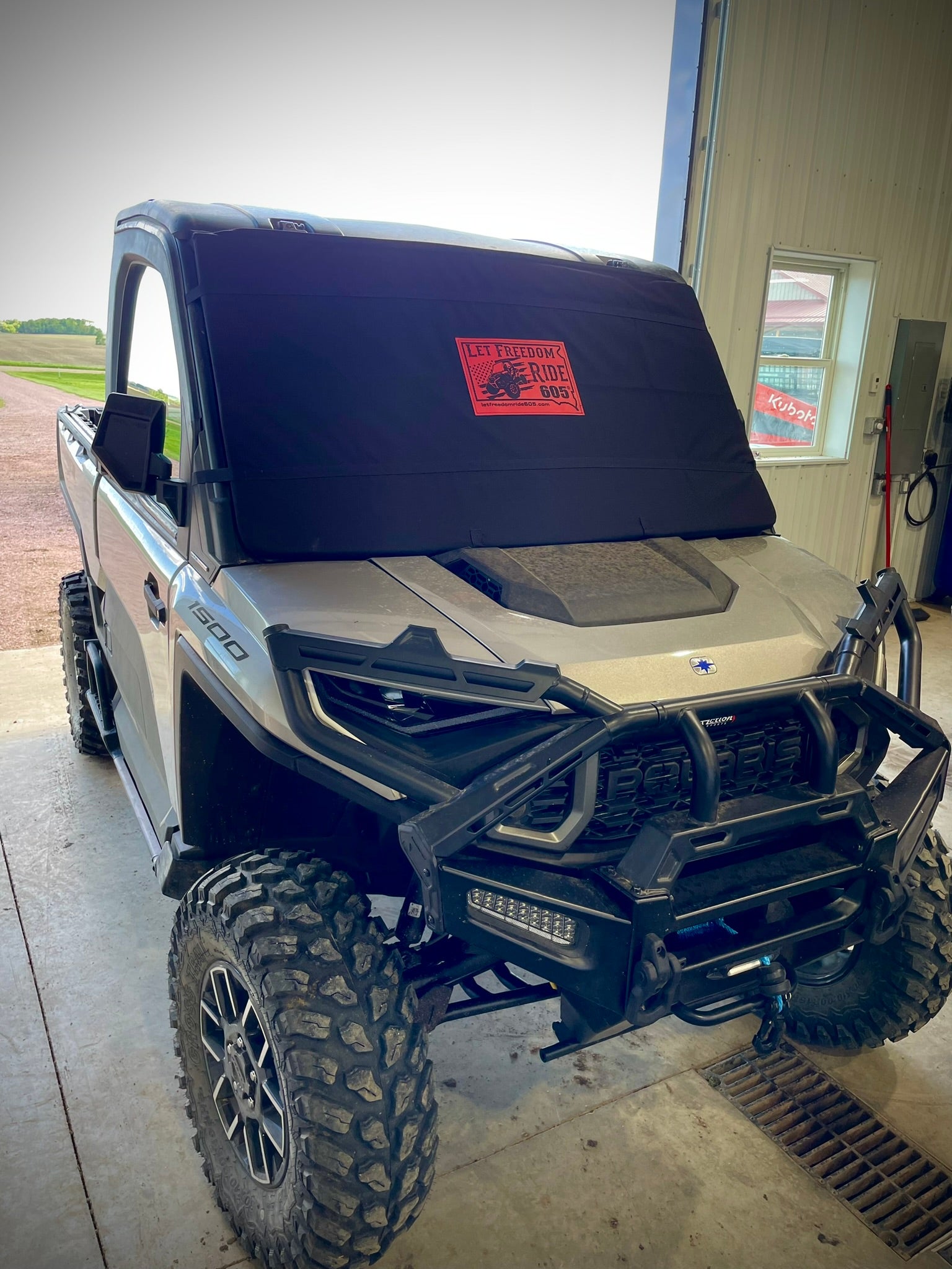 Side-by-side and UTV Windshield Covers | Let Freedom Ride 605